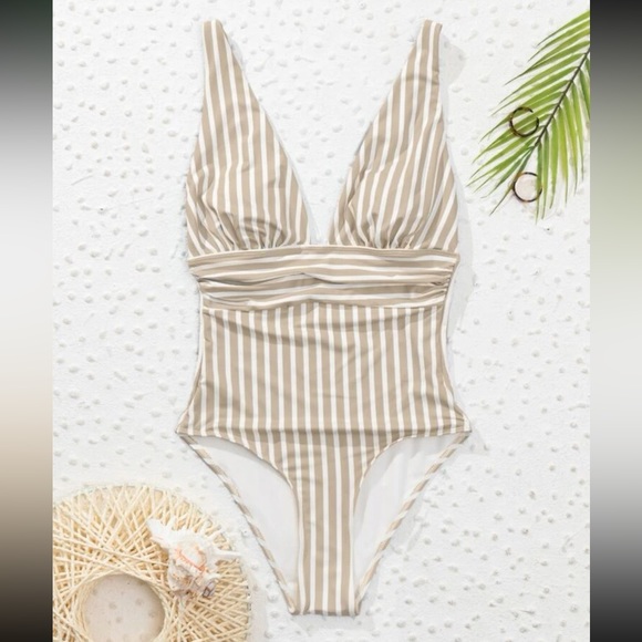 Swim | Boho Stripes Print One Piece Monokini Swimsuit | Poshmark